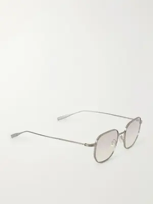 Barton Perreira Revere Square-frame Sunglasses - Gray
