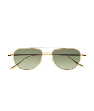 JACQUES MARIE MAGE Cendrars Aviator-style Sunglasses - Gold