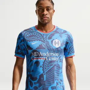 Nike Houston Dash Stadium Away Dri-fit Nwsl Replica Jersey - Blue
