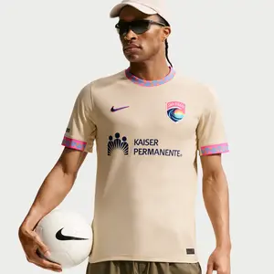 Nike San Diego Wave Fc Stadium Edition Dri-fit Replica Jersey - Brown