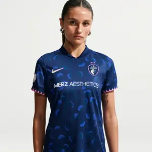 Nike North Carolina Courage Stadium Away Dri-fit Nwsl Replica Jersey - Blue