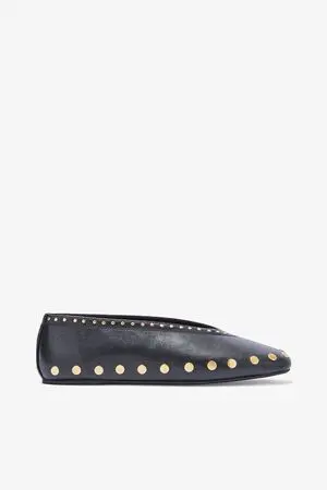 GANNI Ganni Jenny Ballerina Flats Black