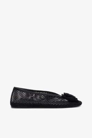 GANNI Jenny Ballerina Flats - Black