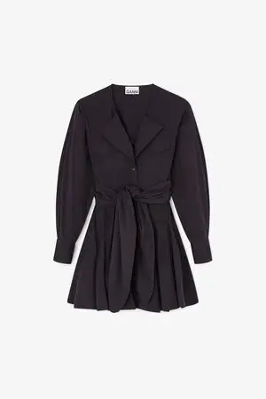 GANNI Shirt Dress - Black