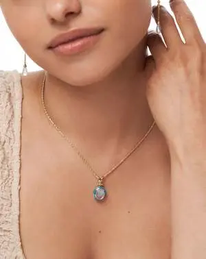 SOPHIE BLAKE Sheila Rainbow Moonstone Pendant Necklace