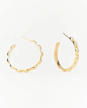 SOPHIE BLAKE Large Selena Hoop Earrings - Gold