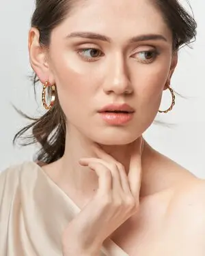 SOPHIE BLAKE Large Selena Hoop Earrings - Gold