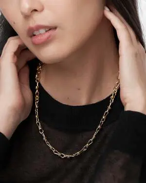 SOPHIE BLAKE Tyla Love Knot Chain Necklace - Gold