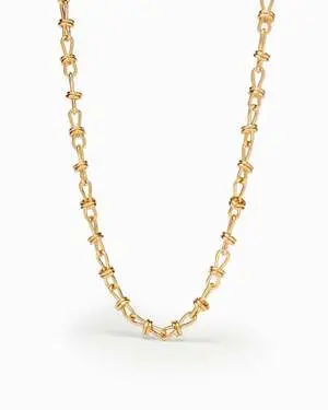 SOPHIE BLAKE Tyla Love Knot Chain Necklace - Gold