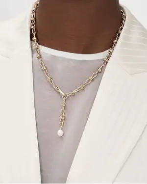 SOPHIE BLAKE Tyla Love Knot Chain Necklace