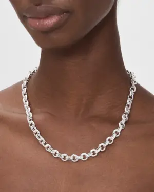 SOPHIE BLAKE Noah Rollo Chain Necklace - Silver