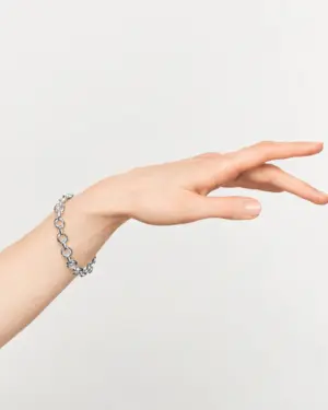 SOPHIE BLAKE Noah Link Bracelet - Silver
