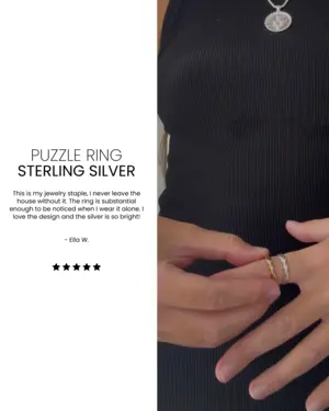 SOPHIE BLAKE Puzzle Ring Sterling