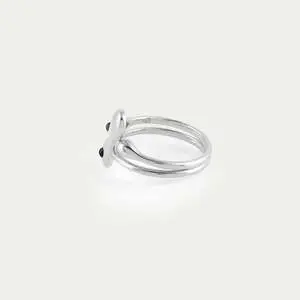 SOPHIE BLAKE Baille Ring Blue Topaz 14k White Gold - 14kgold