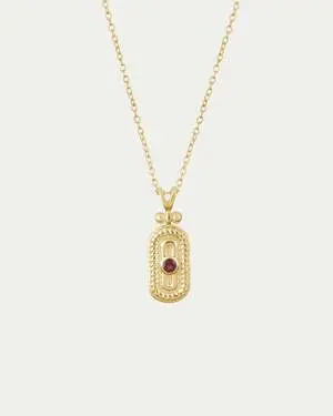 SOPHIE BLAKE Greta Garnet Pendant