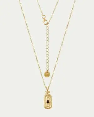 SOPHIE BLAKE Greta Garnet Pendant - Gold