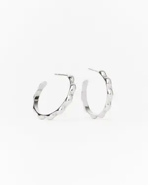 SOPHIE BLAKE Small Selena Hoop Earrings - Silver