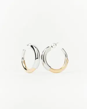 SOPHIE BLAKE Two-tone Maggie Hoop Earrings