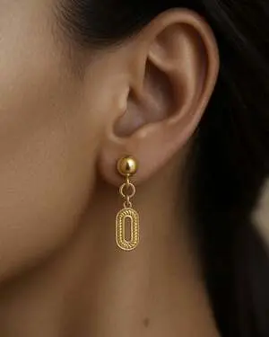 SOPHIE BLAKE Greta Drop Earrings - Gold