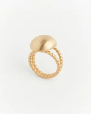 SOPHIE BLAKE Zoe Dome Ring - Gold