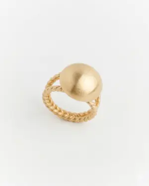SOPHIE BLAKE Zoe Dome Ring - Gold