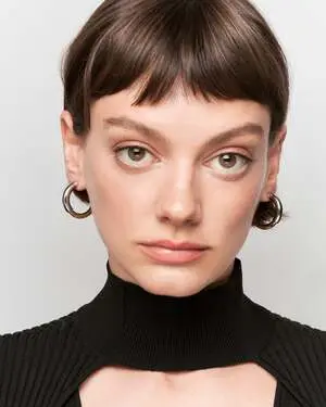 SOPHIE BLAKE Small Maggie Hoop Earrings - Silver