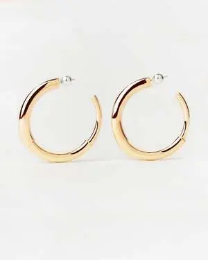 SOPHIE BLAKE Medium Maggie Hoop Earrings - Gold