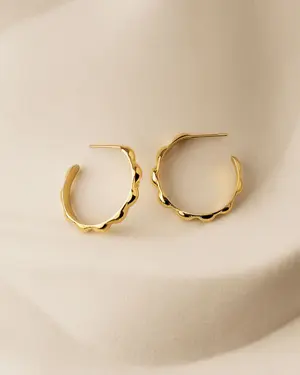 SOPHIE BLAKE Small Selena Hoop Earrings