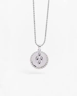 SOPHIE BLAKE Marta Medallion Pendant Silver