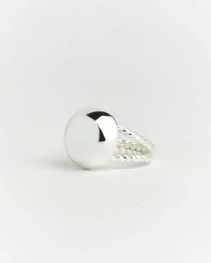 SOPHIE BLAKE Zoe Dome Ring - Silver