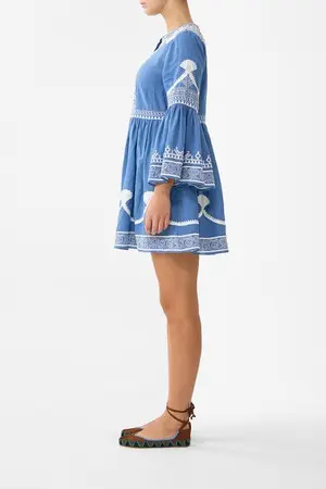 Camilla Button Through Mini Dress