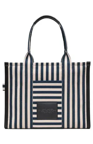 Marc Jacobs The Stripe Canvas Large Tote Bag