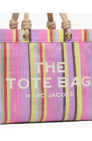Marc Jacobs The Stripe Mesh Large Tote Bag - Purple Multi