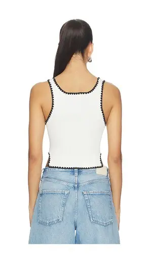 ONETEASPOON Knitted Scallop Tank Top