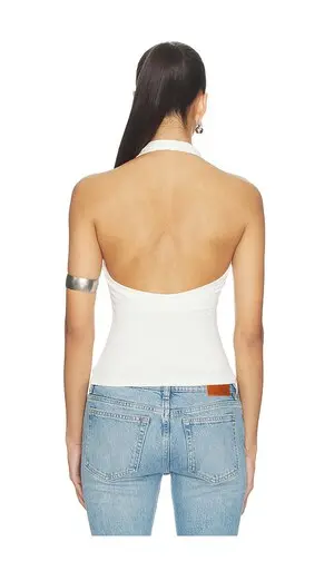 SKIMS Smooth Layers Halter Top - Egret