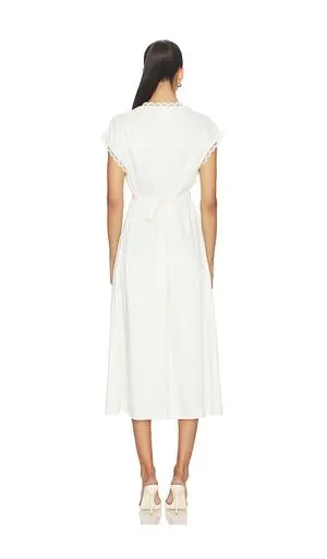 Sleeper The Genus Rosa Satin Dress - Milk