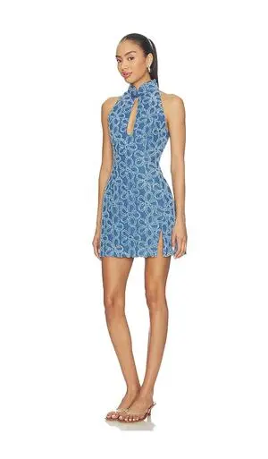 SAU LEE Eva Denim Dress