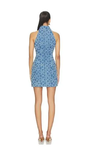 SAU LEE Eva Denim Dress