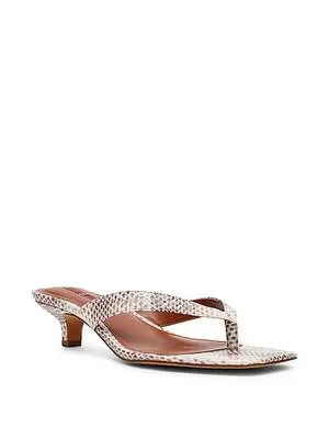 Pink Square Toe