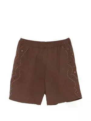 VENUJA Embellished Knee-length Shorts