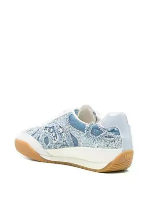 Liu Jo Embellished Denim Lace-up Sneakers - Blue