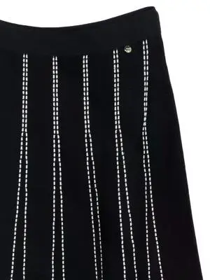 Liu Jo Striped A-line Skirt - Blue