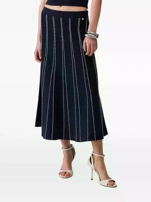 Liu Jo Striped A-line Skirt