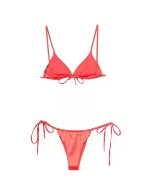 VENUJA Tie-detail Bikini - Red
