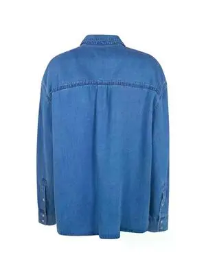 7 For All Mankind Military Pocket Shirt - Blue