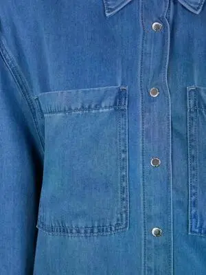 7 For All Mankind Military Pocket Shirt - Blue