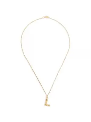Completedworks L-initial Pendant Necklace - Gold