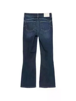 Liu Jo Princess Cropped Flare Jeans - Blue