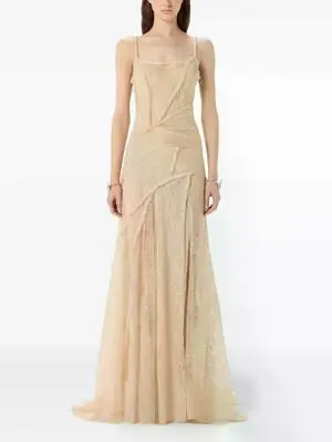 Blumarine Lace Maxi Dress