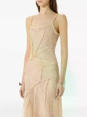 Blumarine Lace Maxi Dress